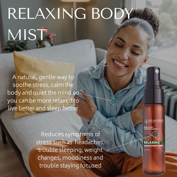Relaxing & De-Stressing Aromatherapy Mist | 100% Natural for Stress ...