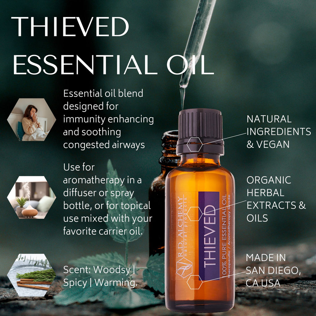 Thieved - 100% Pure Aromatherapy Grade Essential Oil – RD Alchemy ...