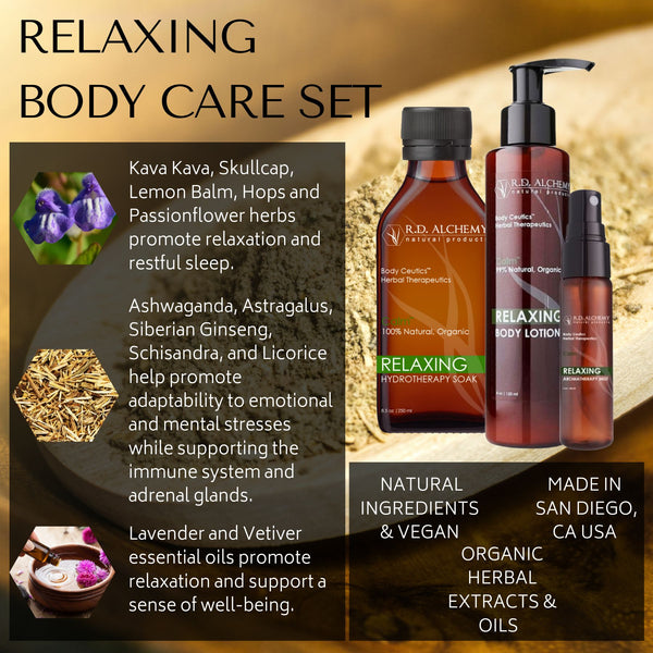 Calm Relaxing & De-Stressing Body Care Set | For Stress & Anxiety – RD ...