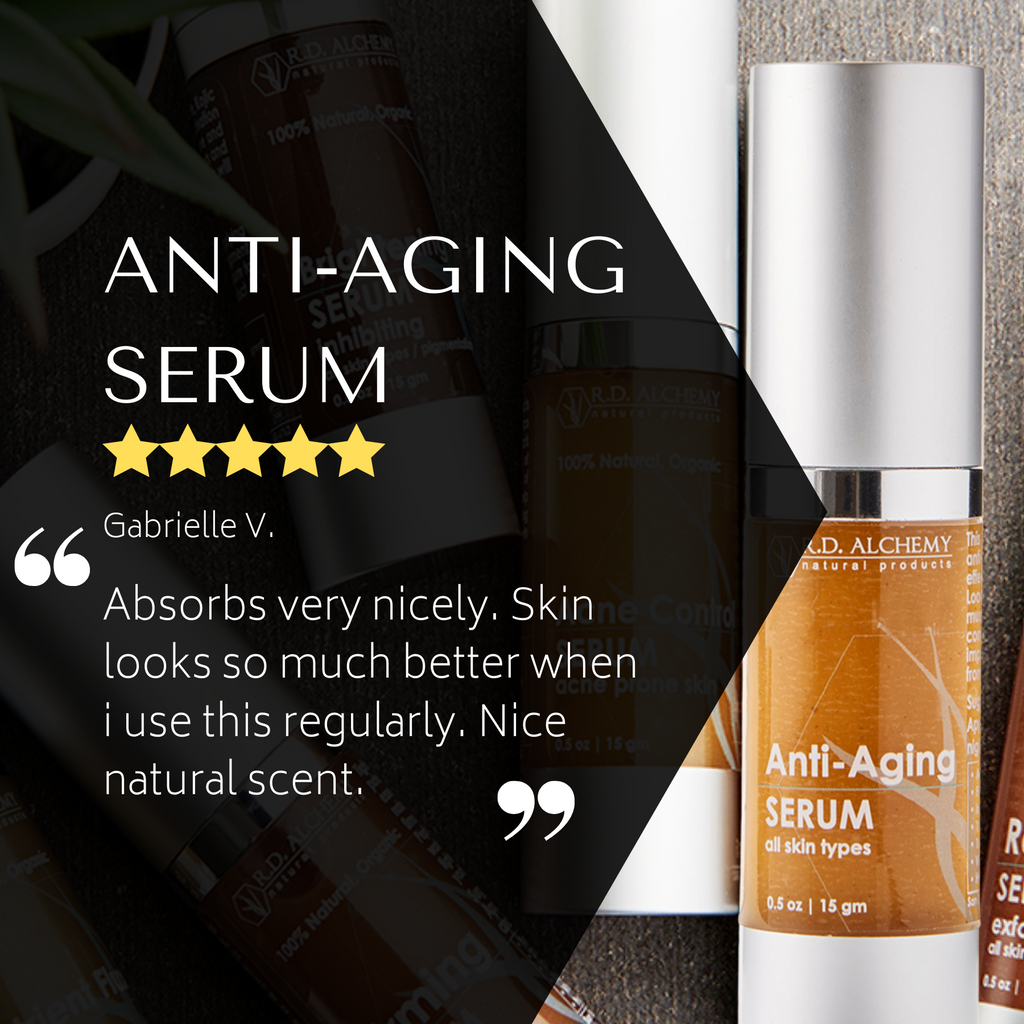 Best Anti Aging Serum 100 Natural W Peptides Rd Alchemy Rd Alchemy Natural Products