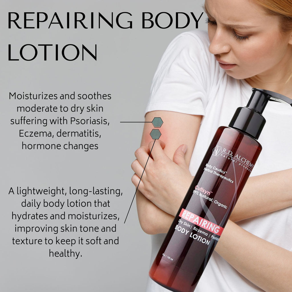 Repairing Body Lotion | Heal Psoriasis, Eczema and Dry, Damaged Skin ...