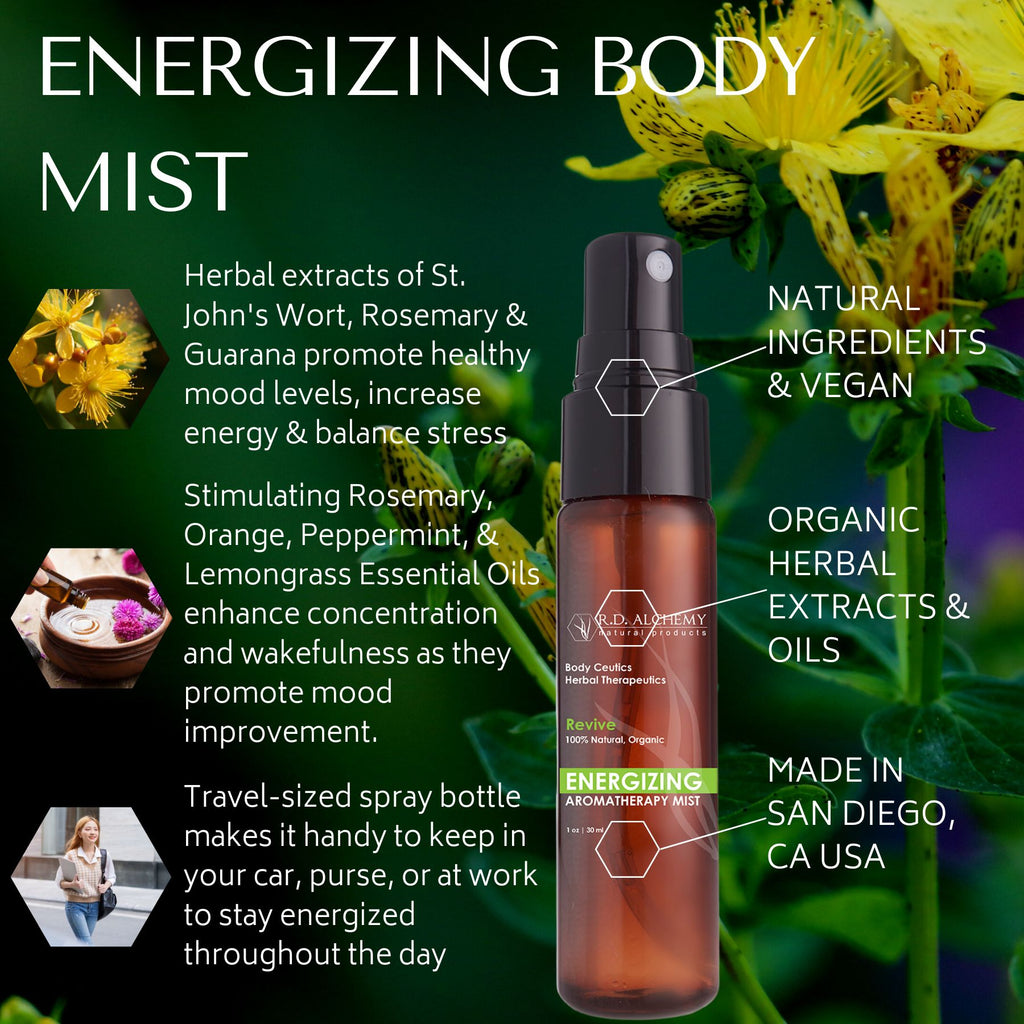 Energizing Body Mist - Enhance ENERGY and HAPPINESS simply and easily ...