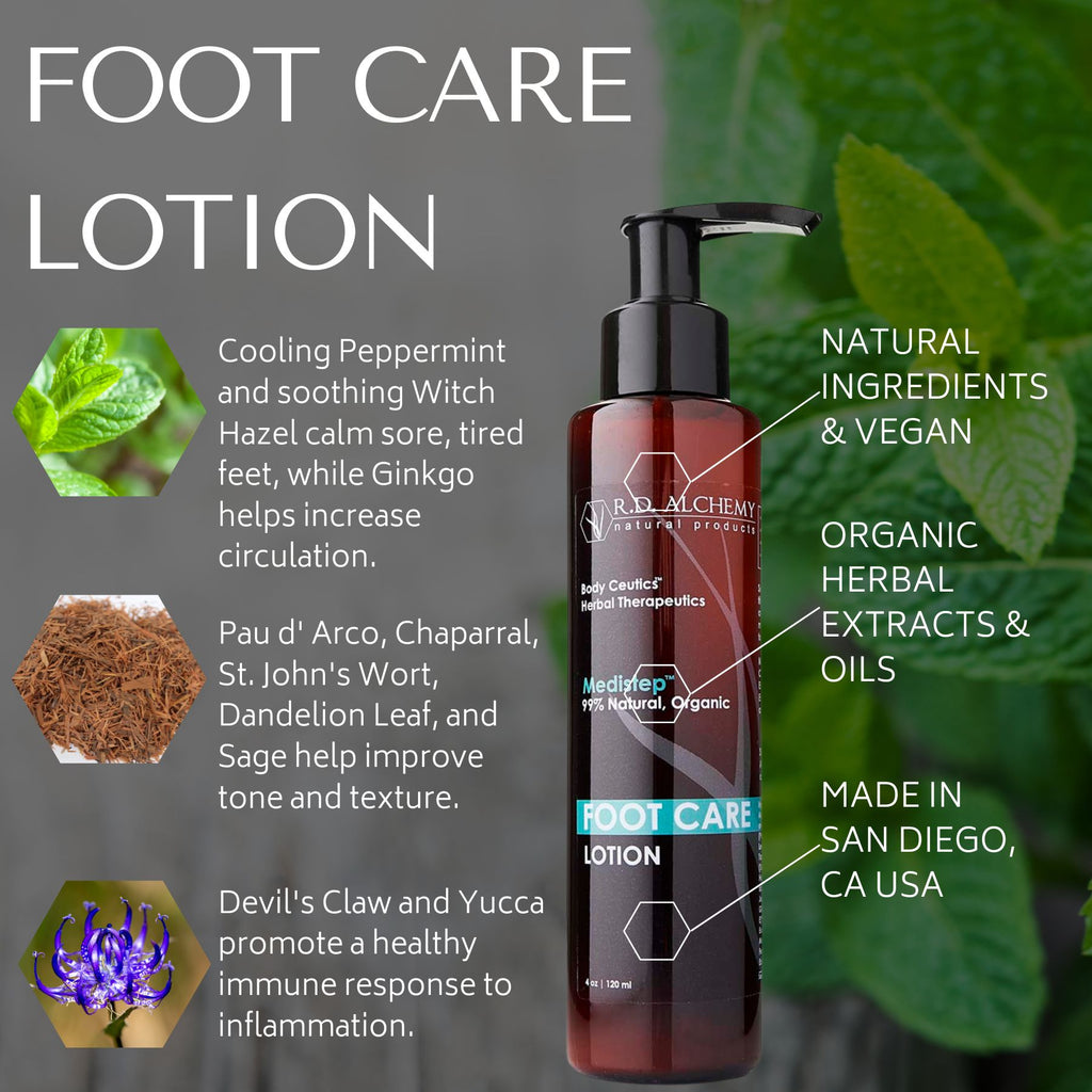 Foot Care Lotion - 99% Natural for Dry, Cracked, Callus Prone Feet – RD ...