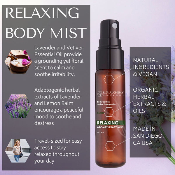 Relaxing & De-Stressing Aromatherapy Mist | 100% Natural for Stress ...