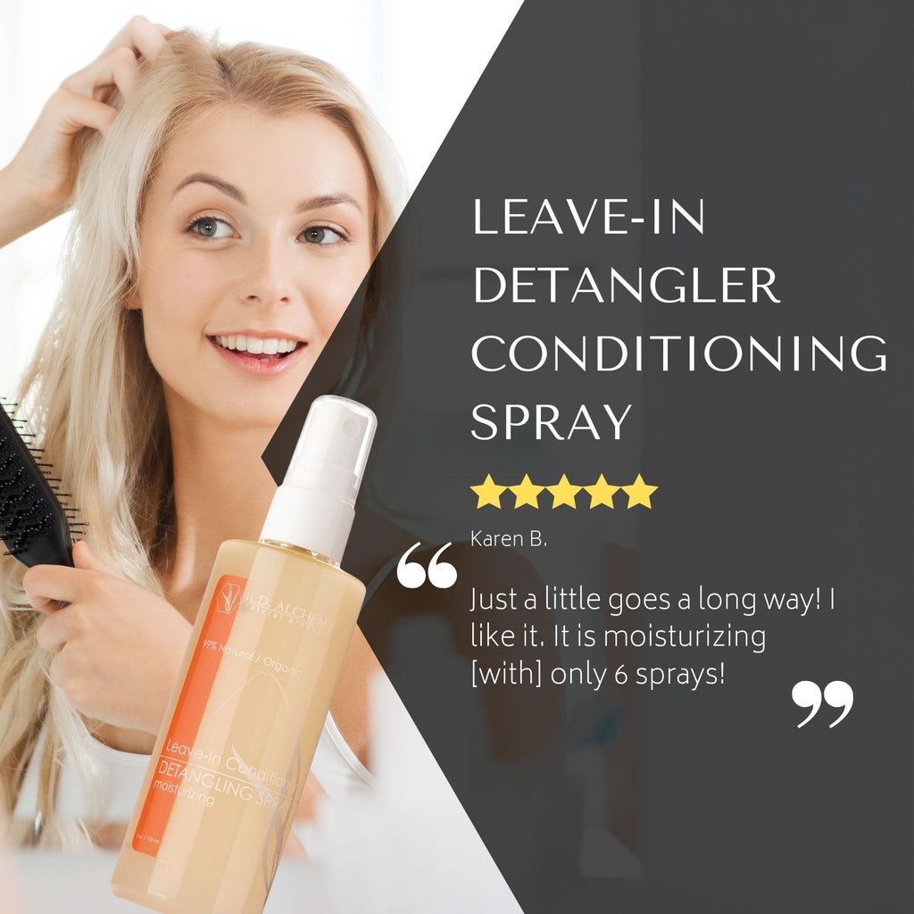 Leave-In Detangler Conditioning Spray | Natural Way: Reduce Split-Ends ...