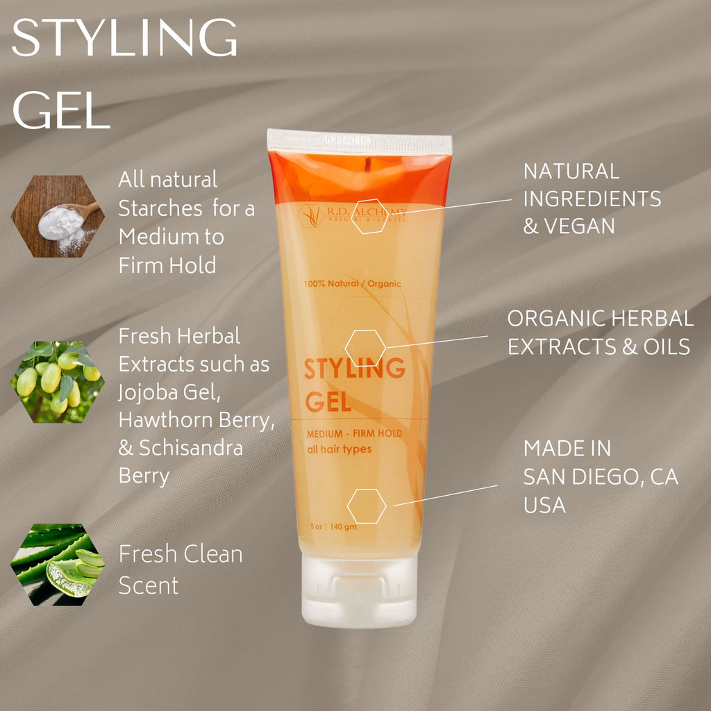Styling Gel | 100% Natural, Organic Hair Care by RD Alchemy – RD ...
