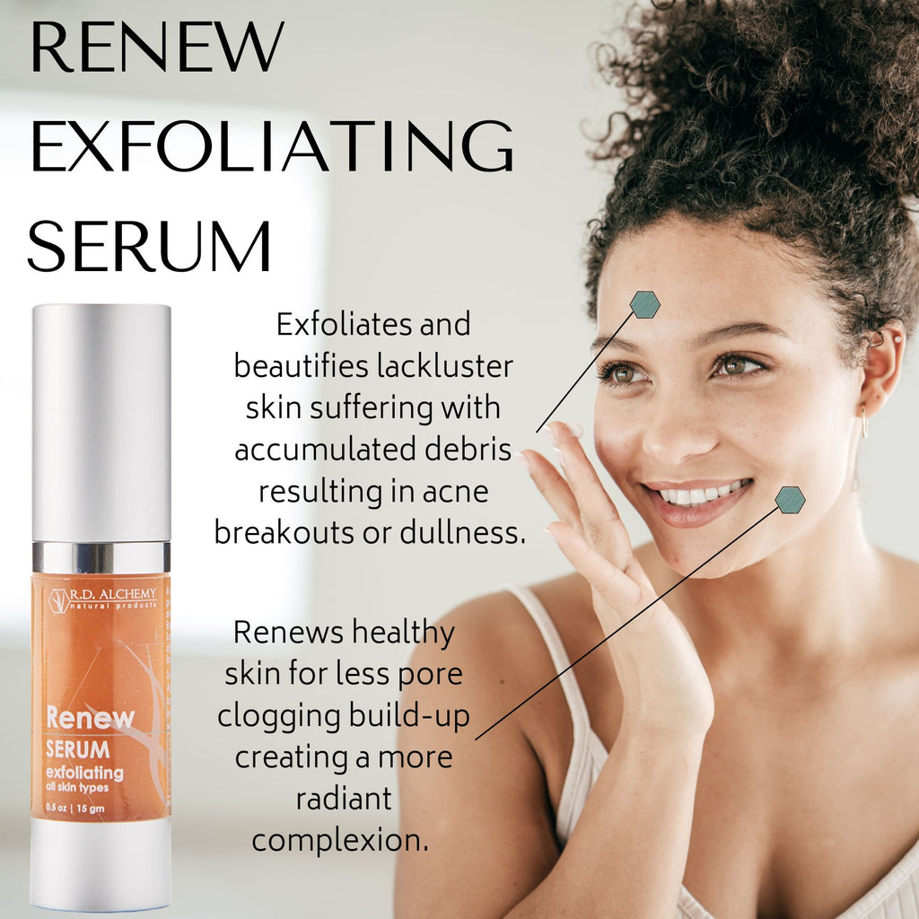 Renew Exfoliating Serum, Best Face Exfoliator - RD Alchemy – RD Alchemy ...