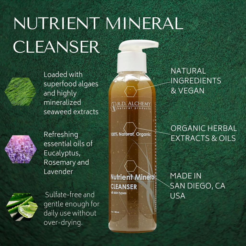 Best Natural Facial Nutrient Mineral Cleanser - RD Alchemy – RD Alchemy ...