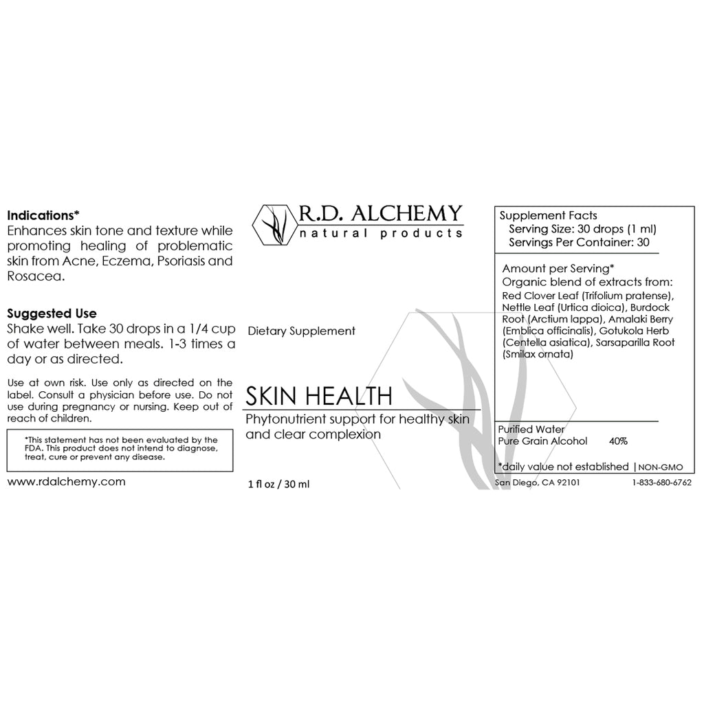 Skin Health Extract | Reduce Acne, Pigment, Eczema and Psoriasis – RD ...