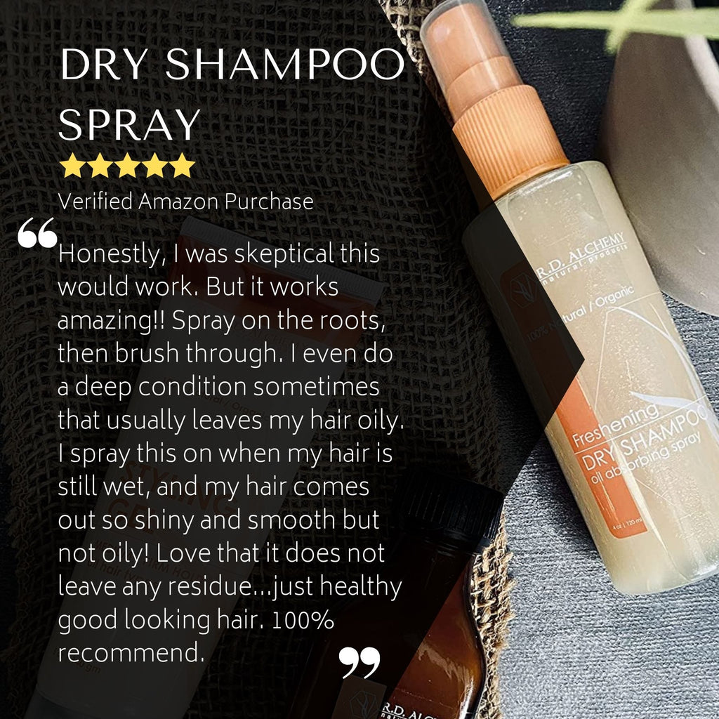 Dry Shampoo Spray | Natural, NON-GMO by RD Alchemy Natural – RD Alchemy ...